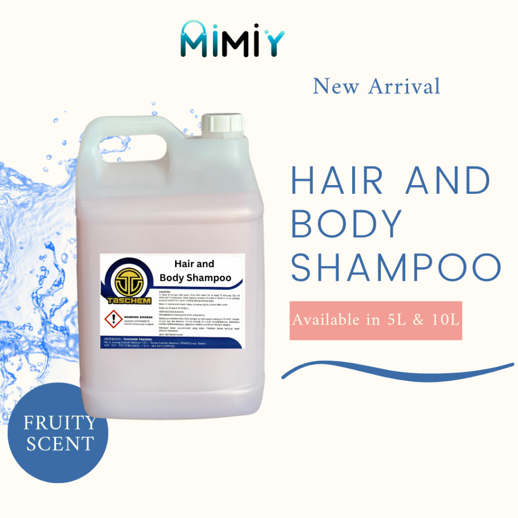 MiMiY Hair and Body Shampoo Premium | Syampoo Mandi | Shower Gel Body ...