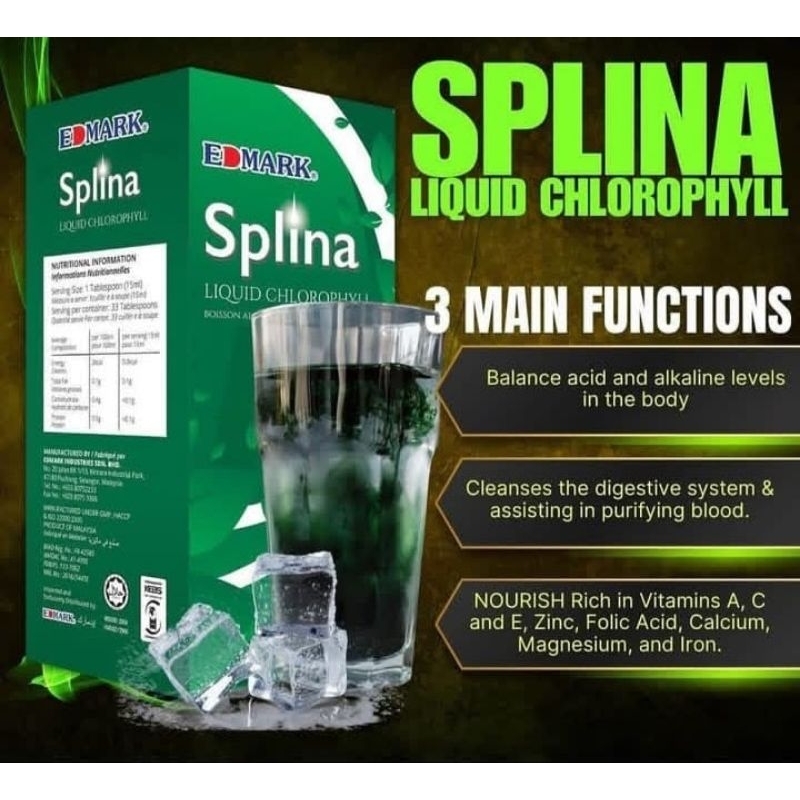 SPLINA CHLOROPHYLL-500ML | Shopee Malaysia