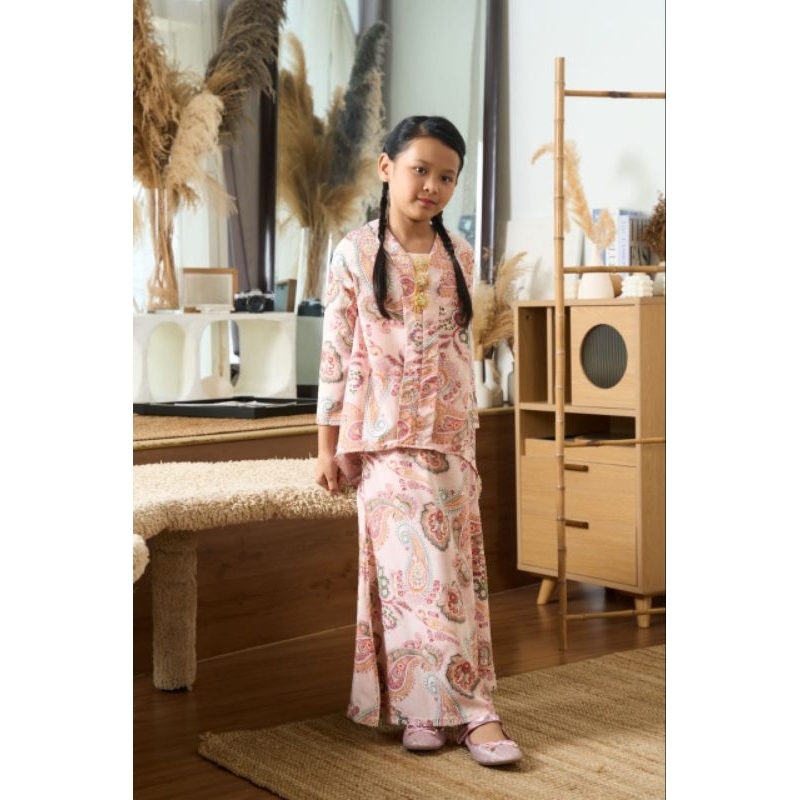 Baju Kurung Kebaya Batik Modern Budak Perempuan 1-12Tahun Baju Kebaya ...