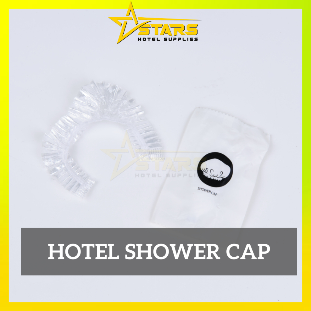 STARS Disposable Shower Cap Hotel / Plastic Shower Cap Disposable ...