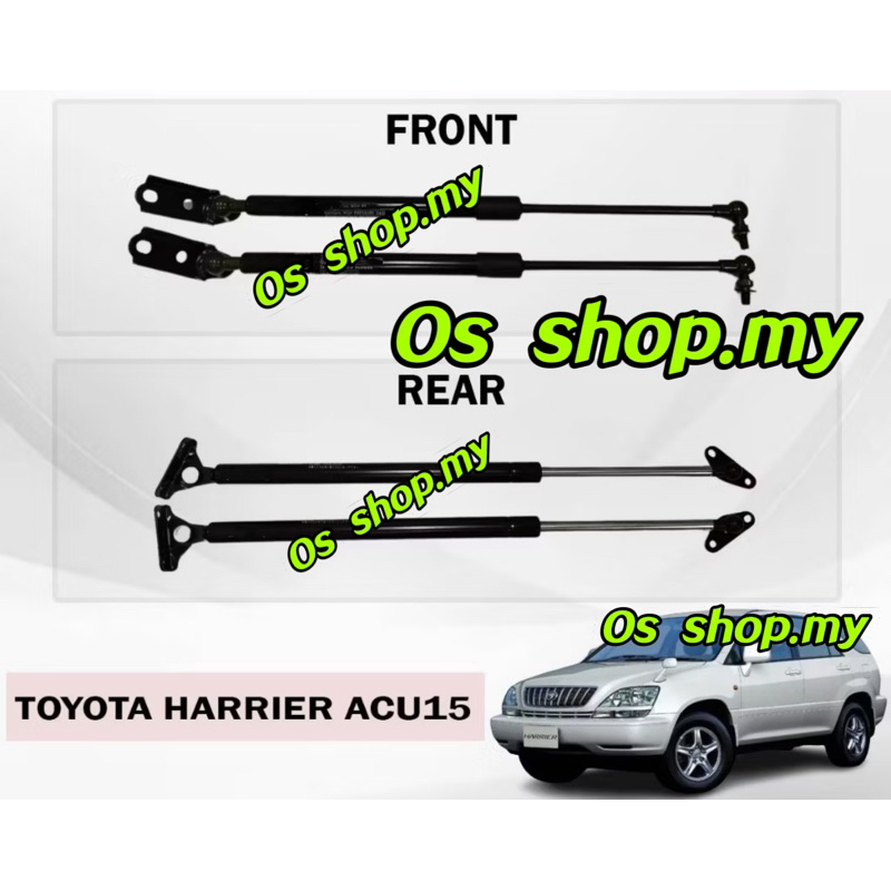 Toyota Harrier RX300 ACU15,ACU10,MCU10 Bonnet Absorber Damper Boot ...