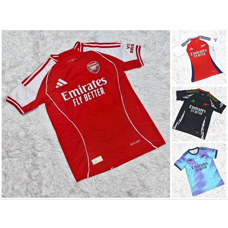 Baju Jersi Arsenal Jersey North London Home / Away / Third 24/25 /26 ...