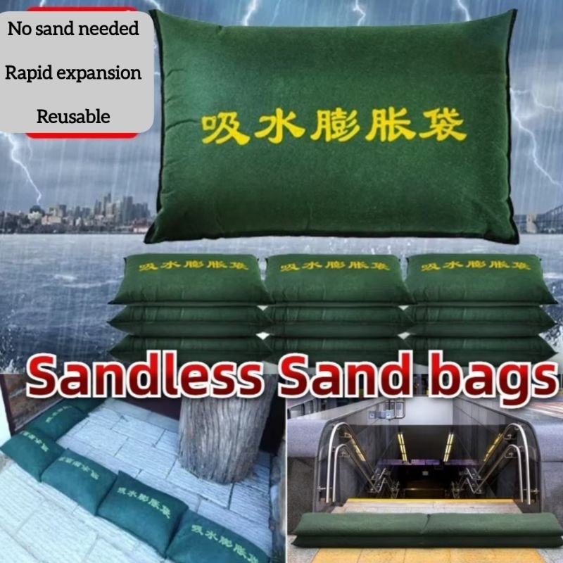 (Sarawak ready stock) Sandless sandbag flood control | Shopee Malaysia