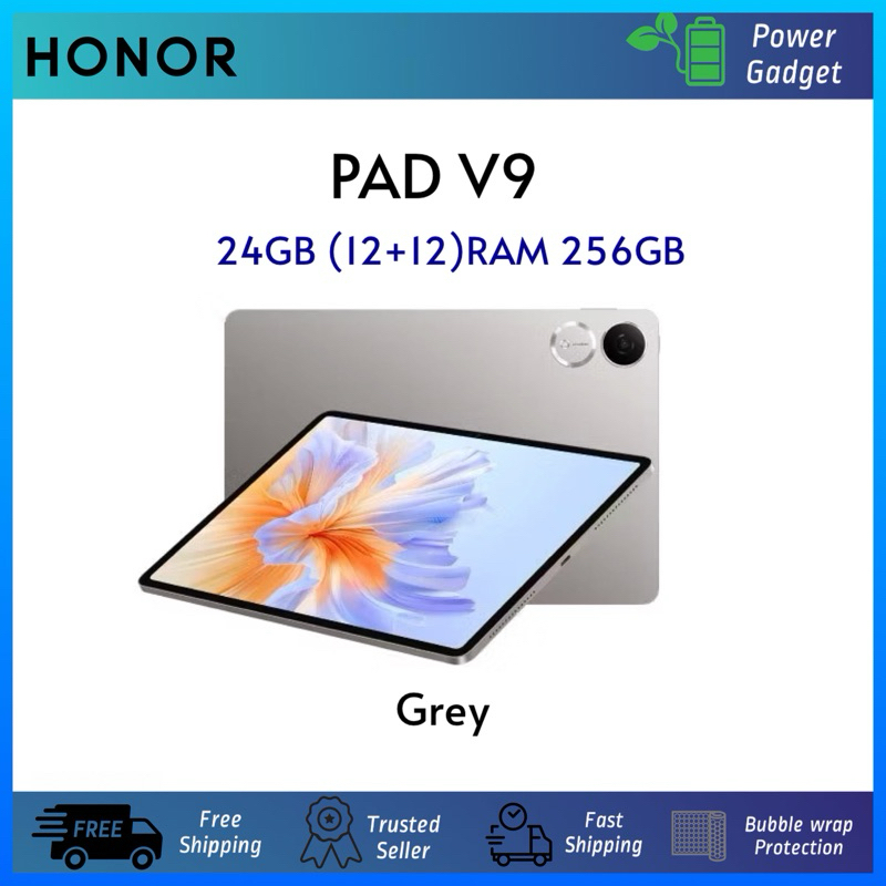 HONOR Pad V9 24(12+12)GB RAM 256GB | Mediatek Dimensity 8350 Elite | Original Honor Malaysia ...
