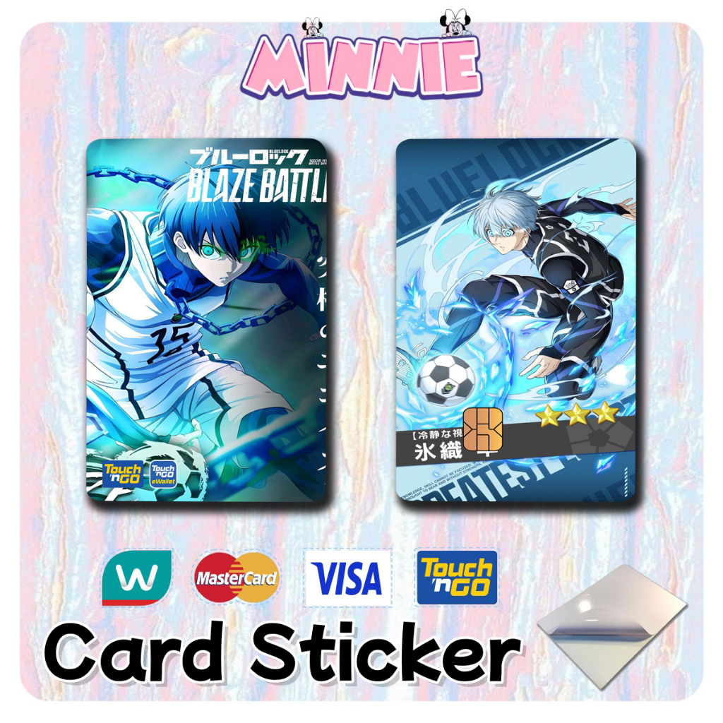 [ Blue Lock ] Touch n Go Card Sticker TNG NFC Card / Watsons Card ...