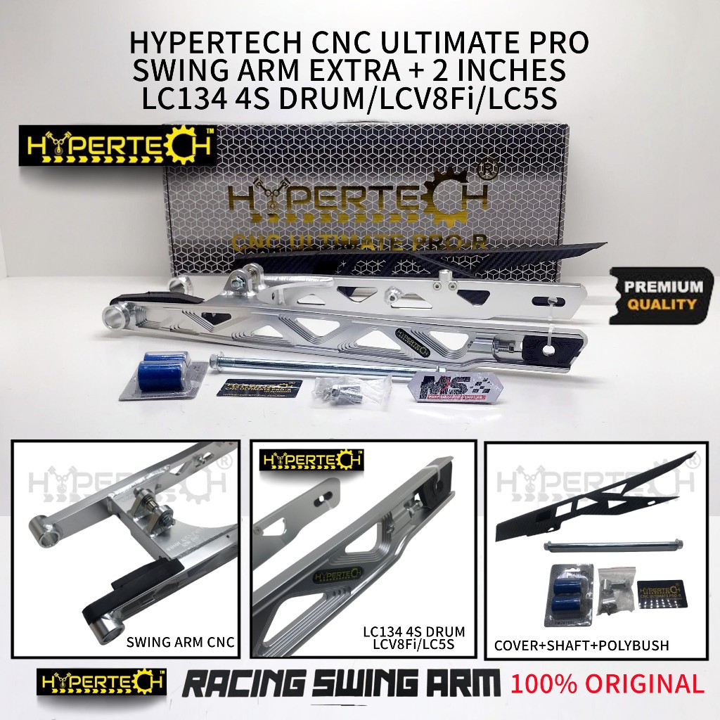 Hypertech LC4S Drum/LC5S/LCV8 Fi CNC Ultimate Pro Swing Arm LC4S Drum/LC5S/LCV8 Fi ( Extra ...