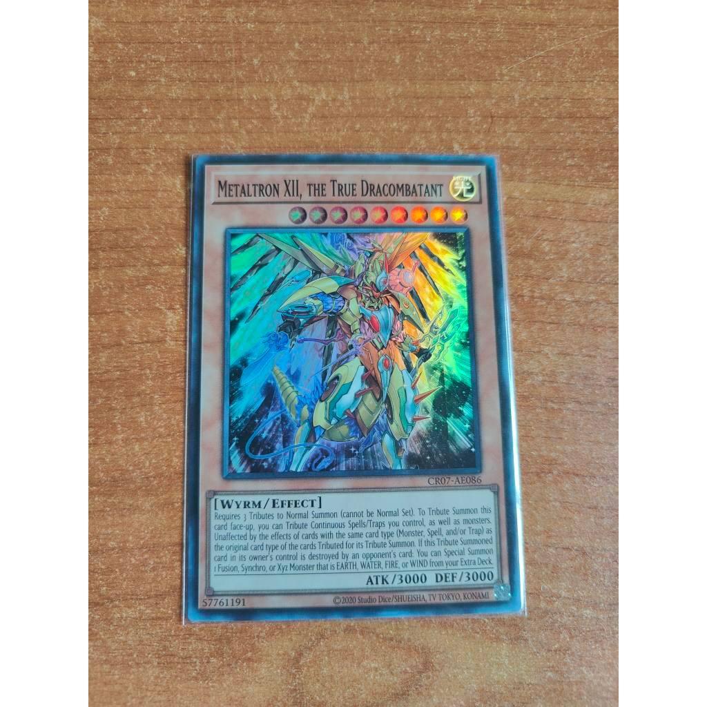 Yugioh : CR07-AE086 Metaltron XII, the True Dracombatant (SR) | Shopee Malaysia
