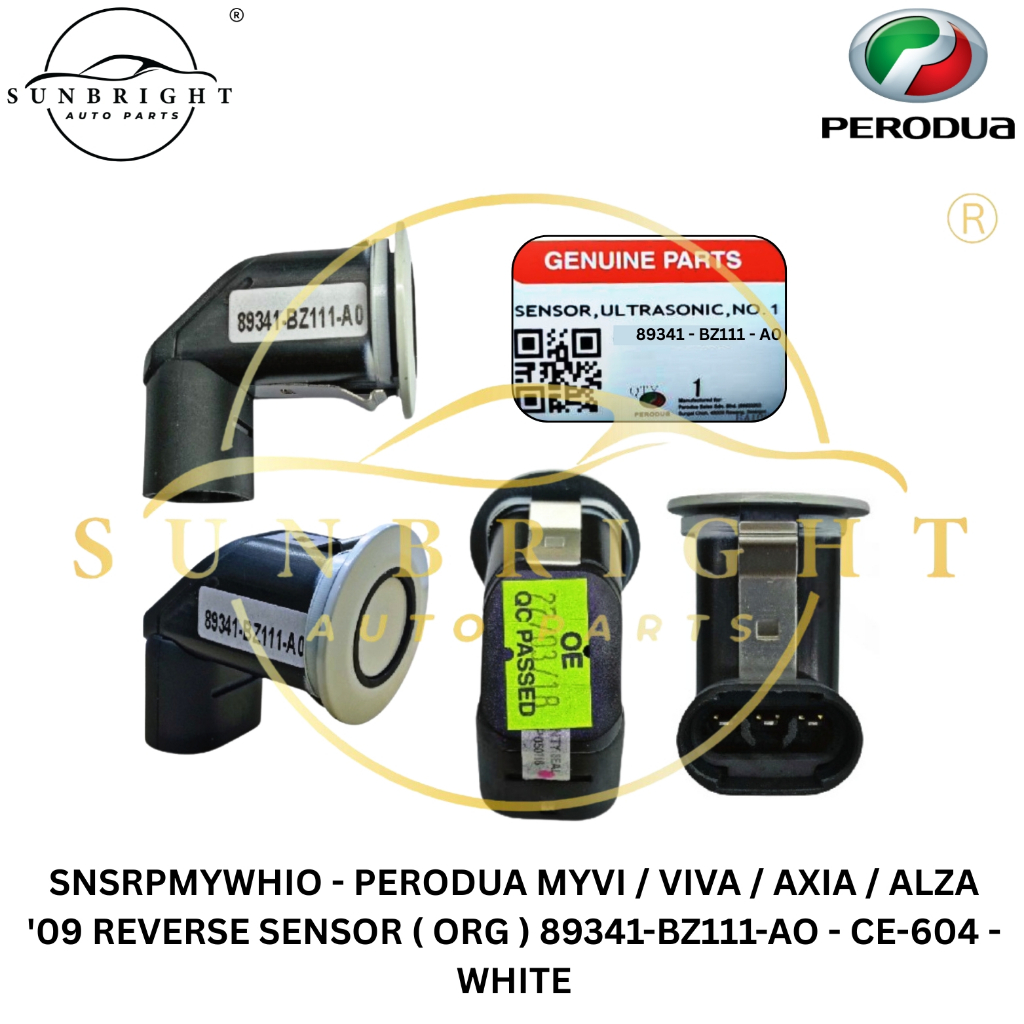 PERODUA MYVI / VIVA / AXIA / ALZA '09 REVERSE SENSOR ( ORG ) 89341 ...