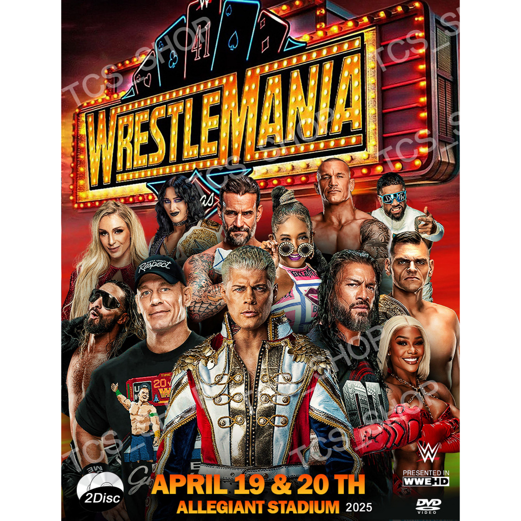 WWE WrestleMania 41 (2Disc) 2025 | Shopee Malaysia