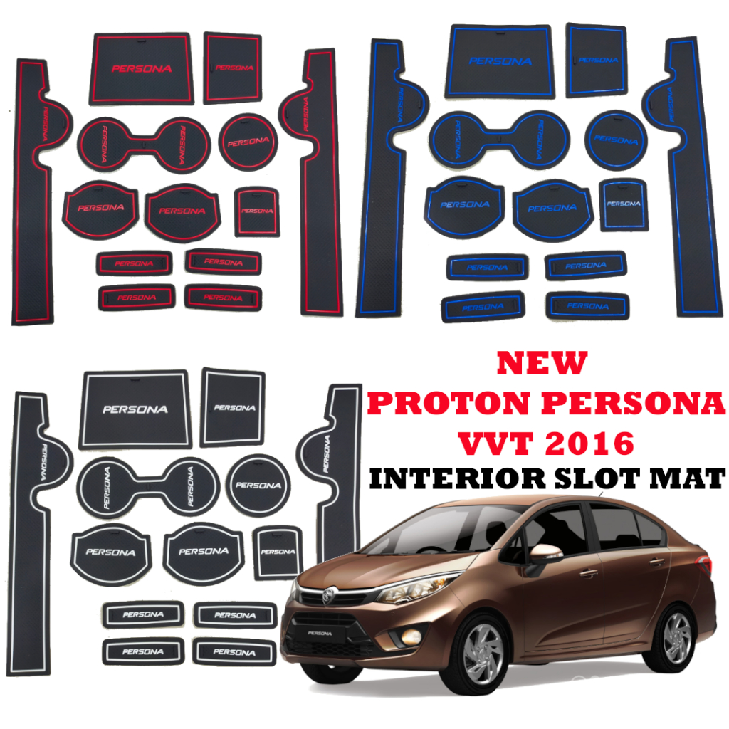 New Persona 2016 Car Interior Accessories Inner Slot Mat Dashboard ...
