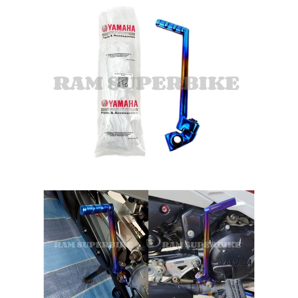 YAMAHA LC135 4S 4 SPEED ANCHOR STARTER TITANIUM GOLD LC V1 V2 V3 V4 V5 V6 V7 KAKI STARTING PEDAL ...