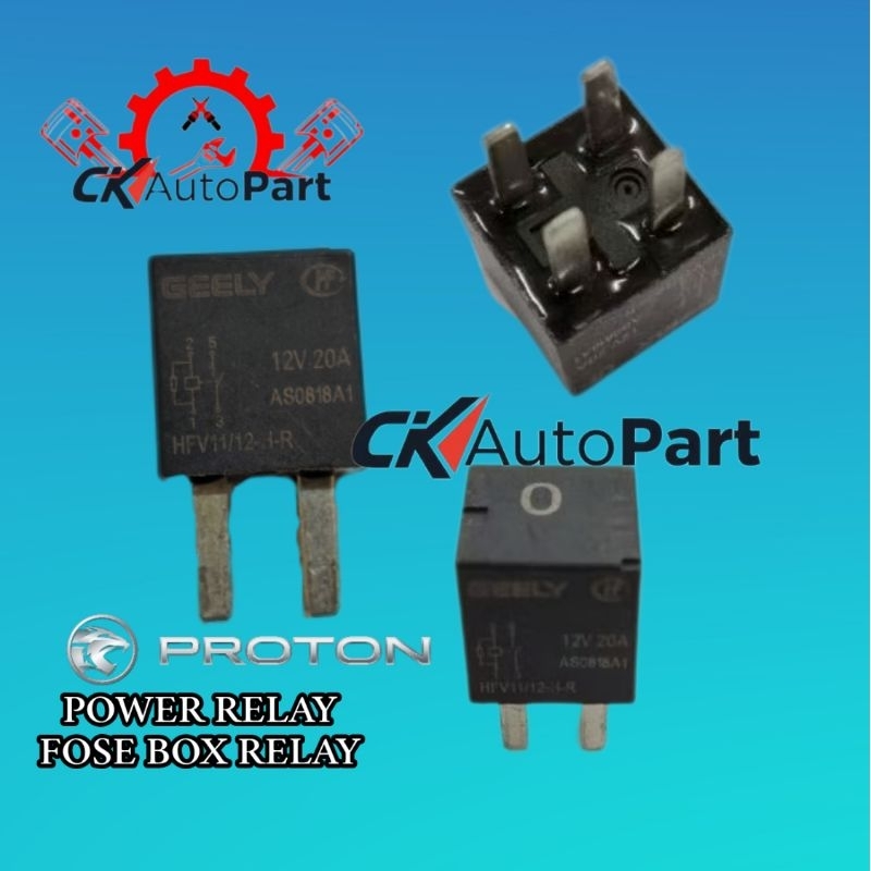 GEELY PROTON X50 X70 X90 POWER RELAY(4 PIN) / FUSE BOX RELAY 12V 20A ...