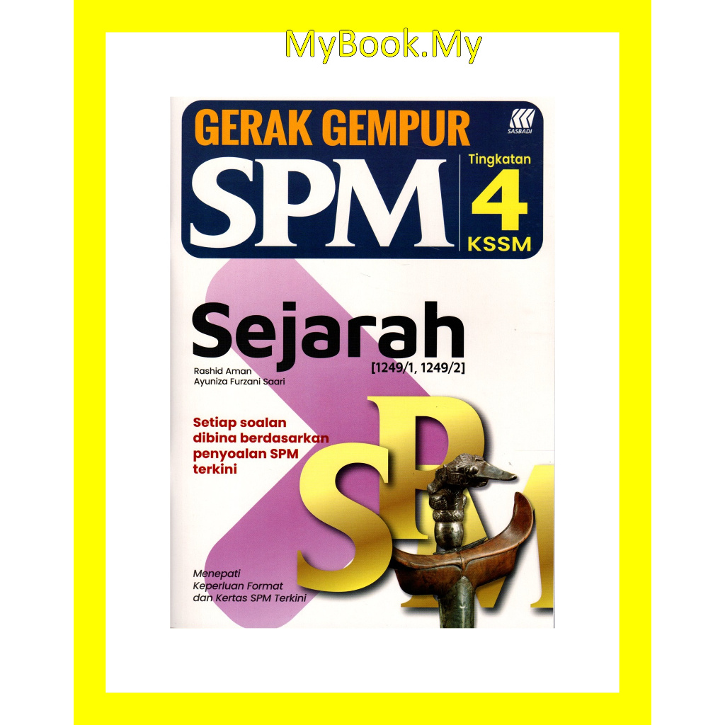 *BARU* MyB Buku Latihan : Sejarah - Gerak Gempur Tingkatan 4 SPM KSSM (Sasbadi) | Shopee Malaysia