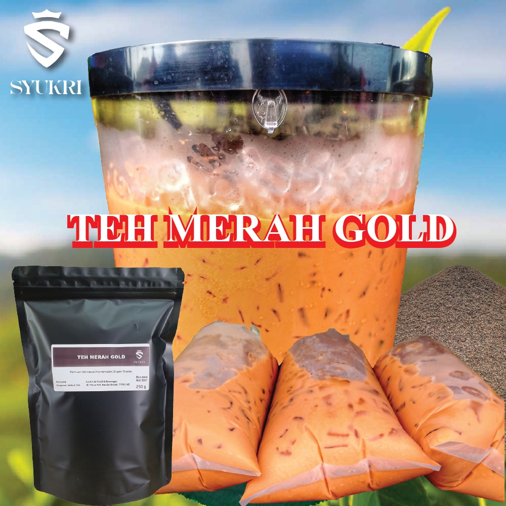 TEH MERAH GOLD SYUKRI Double Kaw 250g | Shopee Malaysia