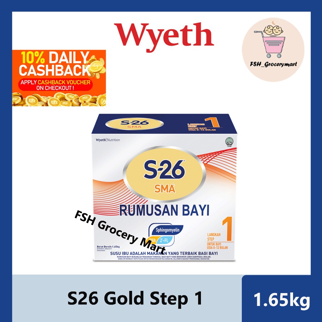 S26 GOLD SMA Step 1 1.65KG (Wyeth) | Shopee Malaysia