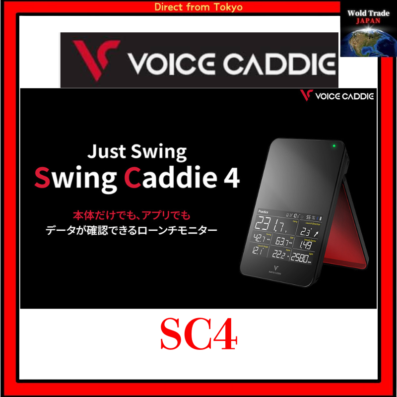Voice Caddie SC4 Golf Ball Flight Tracker Portable Launch Monitor ...