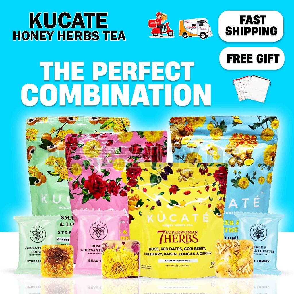 Kucate Tea Drink by Neelofa (Original HQ) | Kucate New Look Free Gift ...