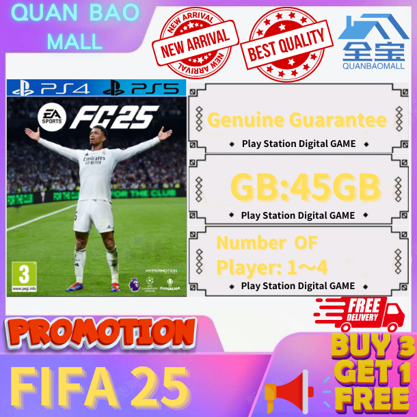 FIFA 25 FC 25 ( PS4 & PS5 ) Muat turun Permainan Digital Game Murah ...