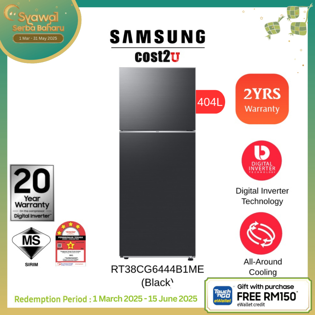 [NUR] Samsung 404L Top Mount Freezer Inverter Refrigerator (SpaceMax ...