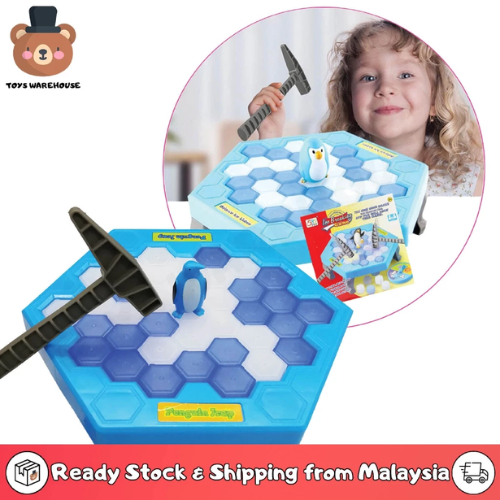 MAINAN Kids Toy Ice Breaking Save The Penguin /Dinosaur Game For Family ...