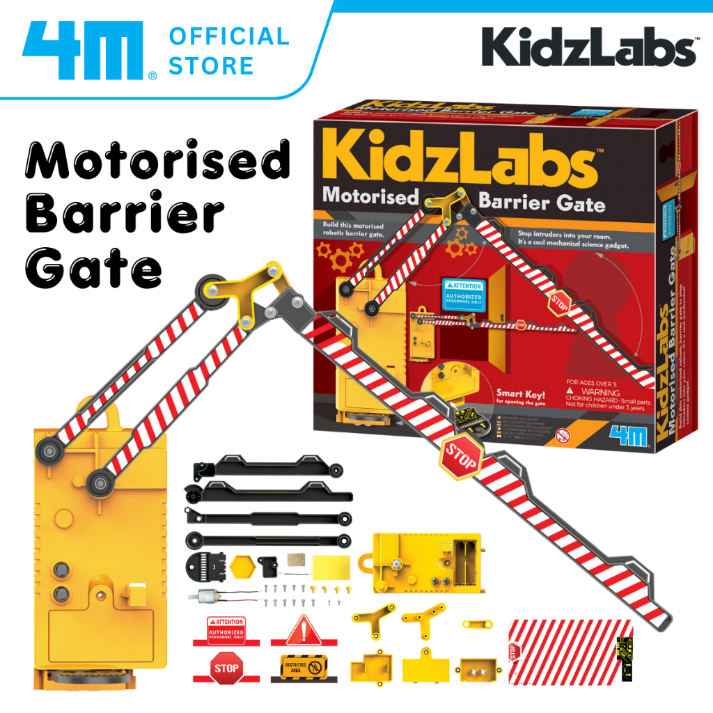 4M KidzLabs / Motorised Barrier Gate - STEAM Education Toys | Shopee ...