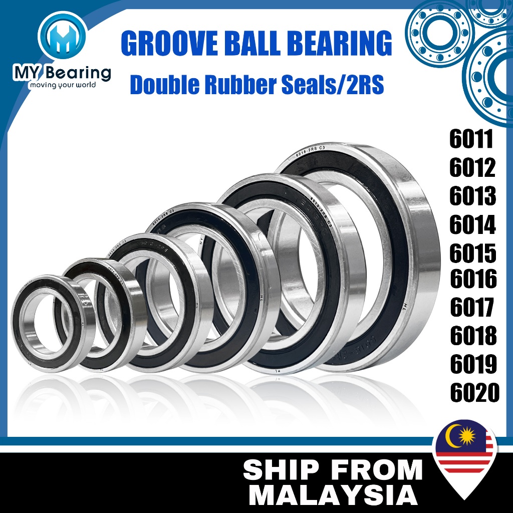 Malaysia Deep Groove Ball Bearing 6011 6012 6013 6014 6015 6016 6017 ...