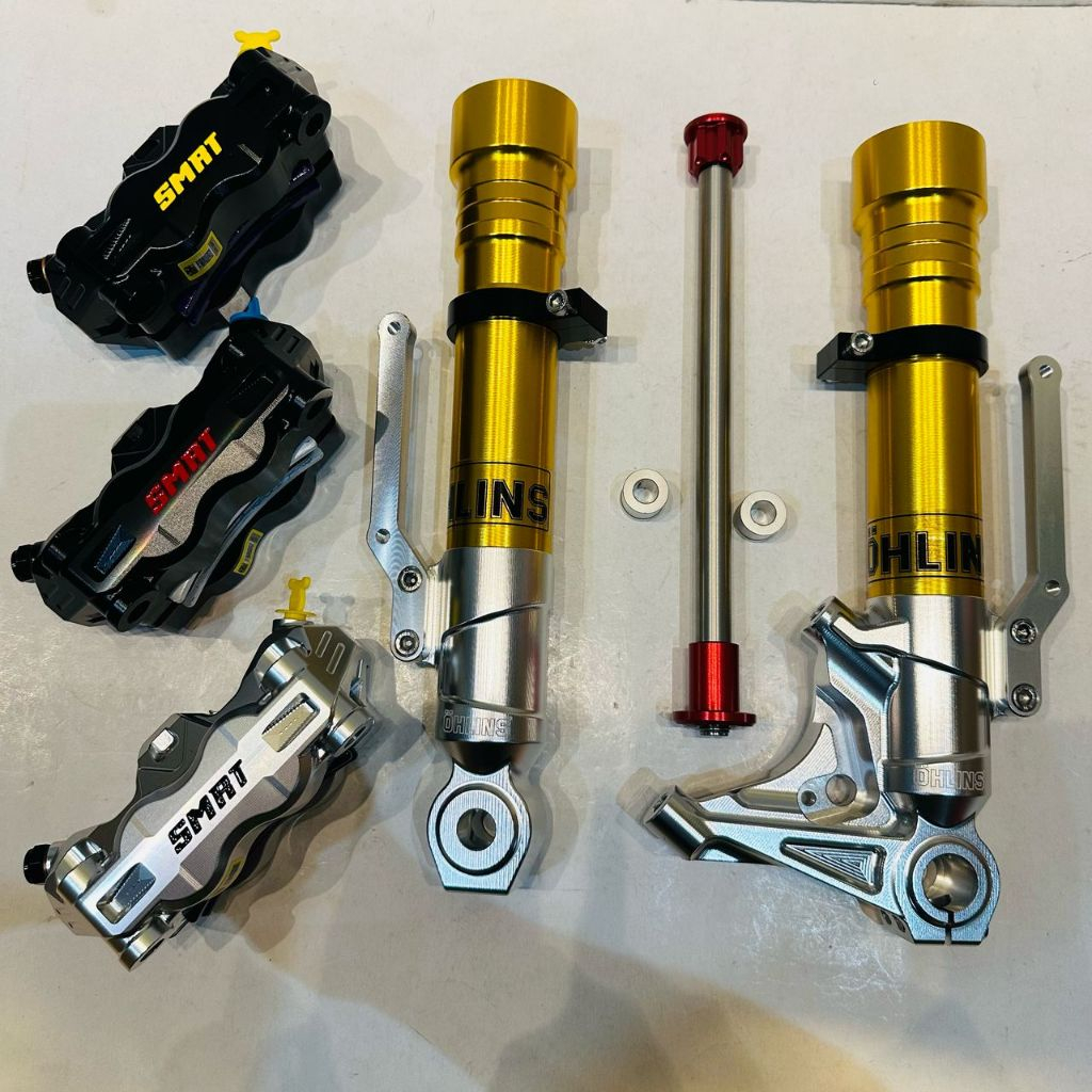 XMAX V1 V2 Original SMRT USD Fork Cover Front Fork Tube Gold / Sliver ...