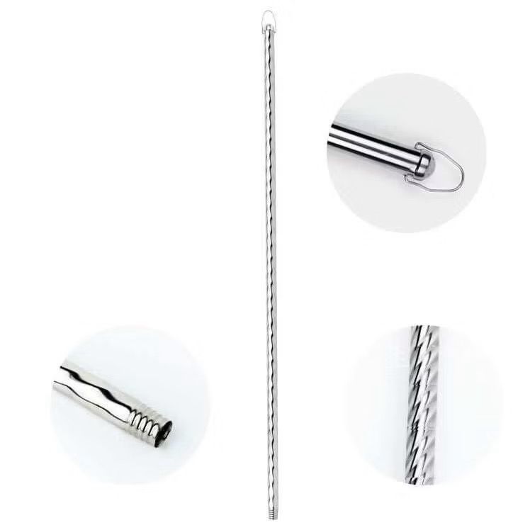 120cm Stainless Steel Broom stick rod/ Mop Handle | Shopee Malaysia