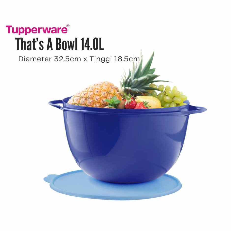 Tupperware Jumbo That's A Bowl 14L Large Food Container Bekas Makanan ...
