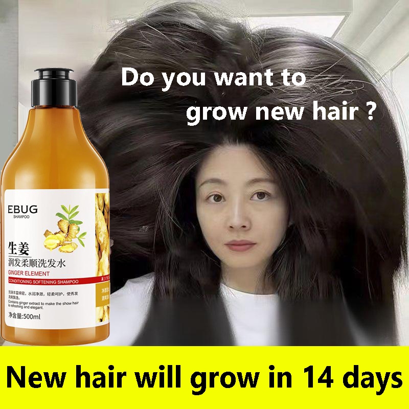 Ginger Juice Anti-hair Loss Shampoo Hair Growth Shampoo Fast Regrowth ...