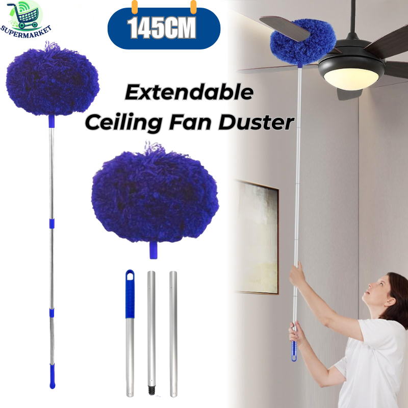 [145cm] Ceiling Fan Duster Cleaning Duster Ceiling Fan Adjustable ...
