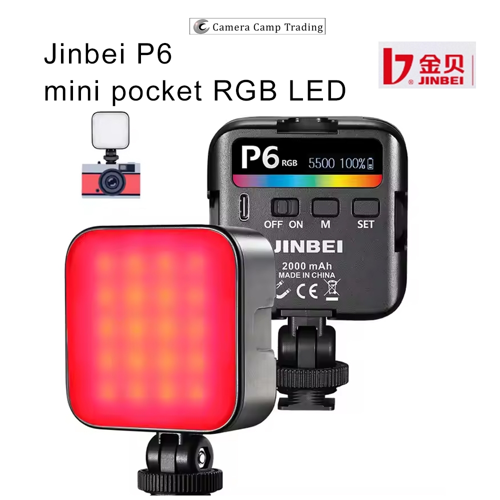 Jinbei P6 Mini Video Light (RGB) *Power 6W* | Shopee Malaysia