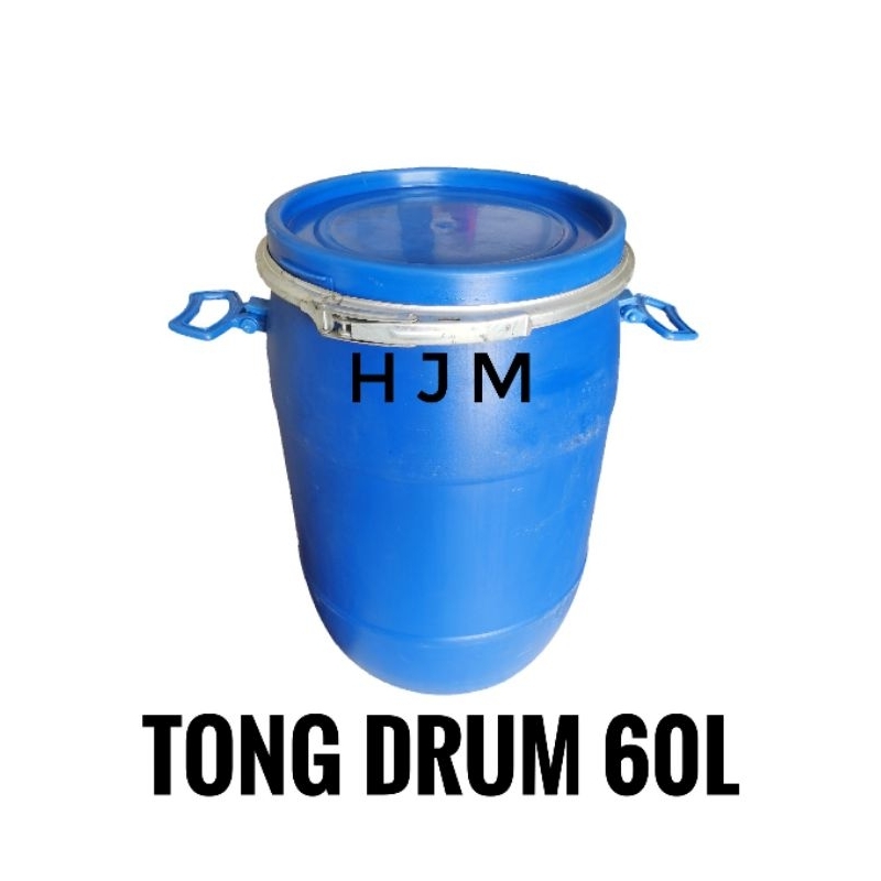 Tong Drum 60 Liter Terpakai / Tong Air Bersih | Shopee Malaysia