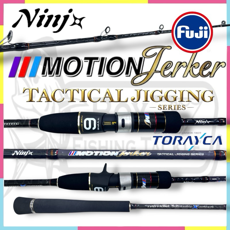 2024 NINJA MOTION JERKER SLOW FAST JIGGING SPINNING BAITCATSING ...
