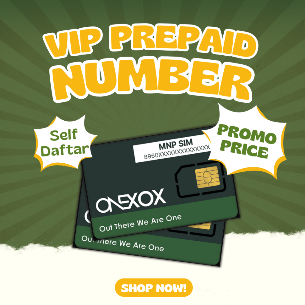 Onexox/ Xox Prepaid Sim Card AABB Accessories Black Phone | Shopee Malaysia