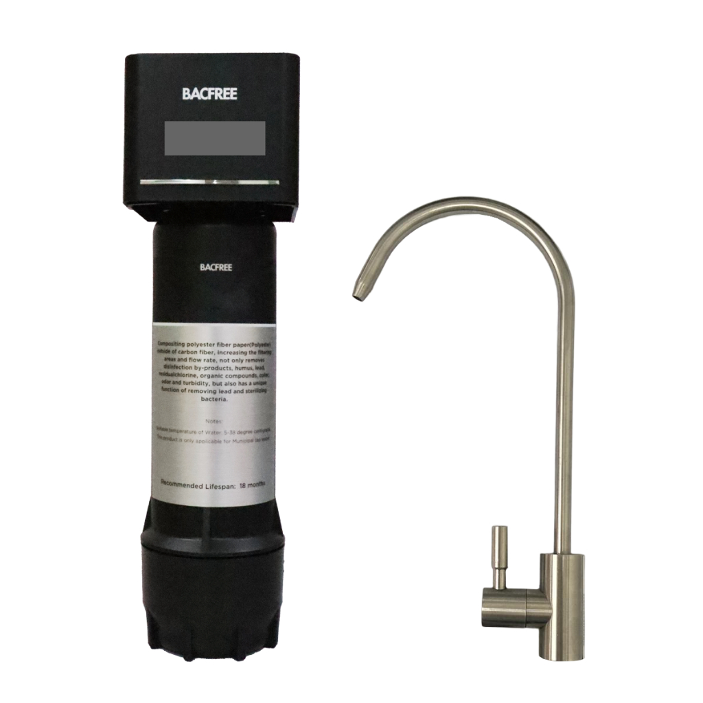BACFREE Just Tap Lite With UltraFiltration System & Pleated Paper ...