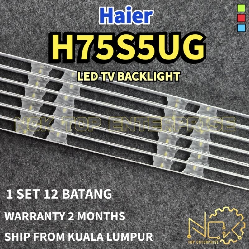 HAIER H75S5UG TV LED BACKLIGHT BARU READY STOCK H75S5 | Shopee Malaysia