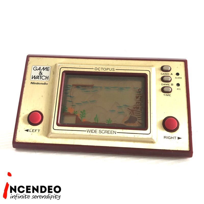 [ROSAK/FAULTY] Nintendo Octopus Handheld Game and Watch OC-22 (1981 ...