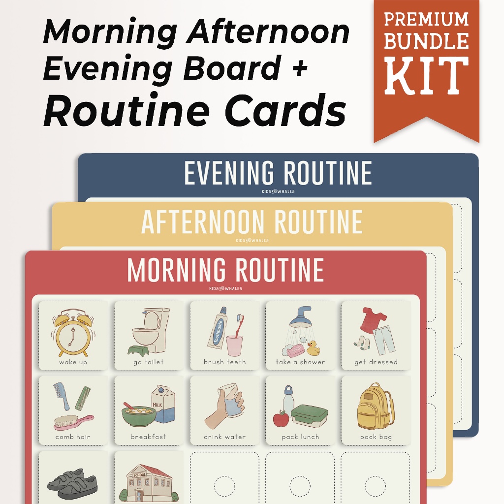 Bramble – Morning, Afternoon, Evening Boards + Routine Packs | Daily ...