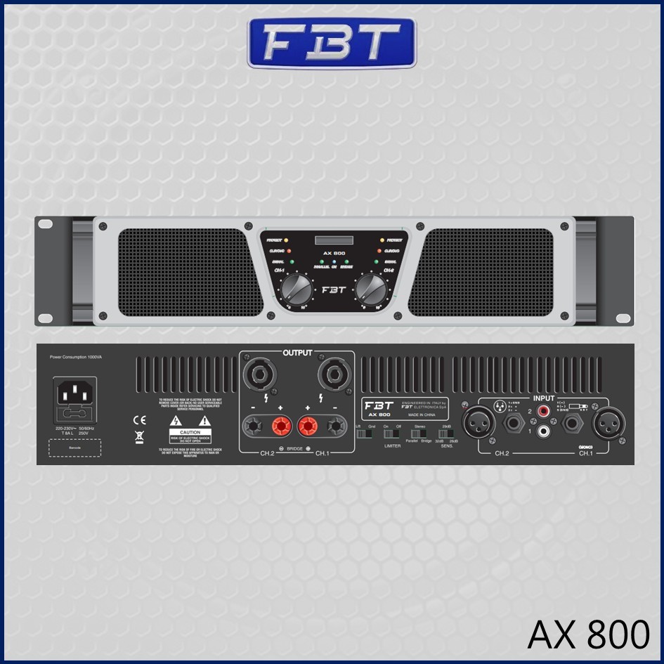 FBT AX Series Professional Power Amplifier | Shopee Malaysia