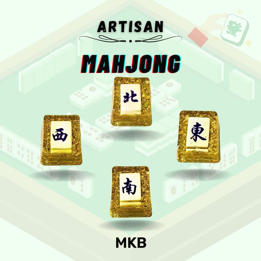 Artisan Mahjong Keycap for Mechanical Gaming Keyboard - East / South ...