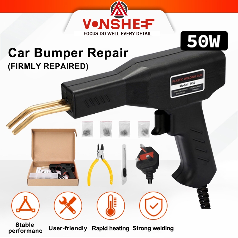 [High Quality]50W Car Bumper Repair Tool Kit Plastic Repair Solder ...