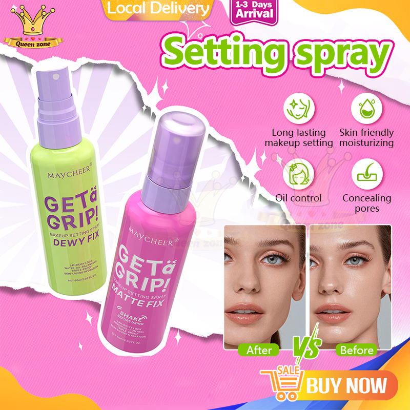 Setting Spray Makeup Waterproof Matte And Dewy Fixing Spray Makeup For ...