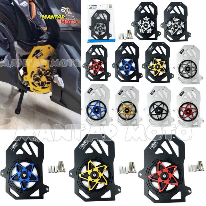 ORI ARUMI HONDA VARIO160 ADV160 PCX160 RADIATOR COVER CNC WITH FAN ADV ...