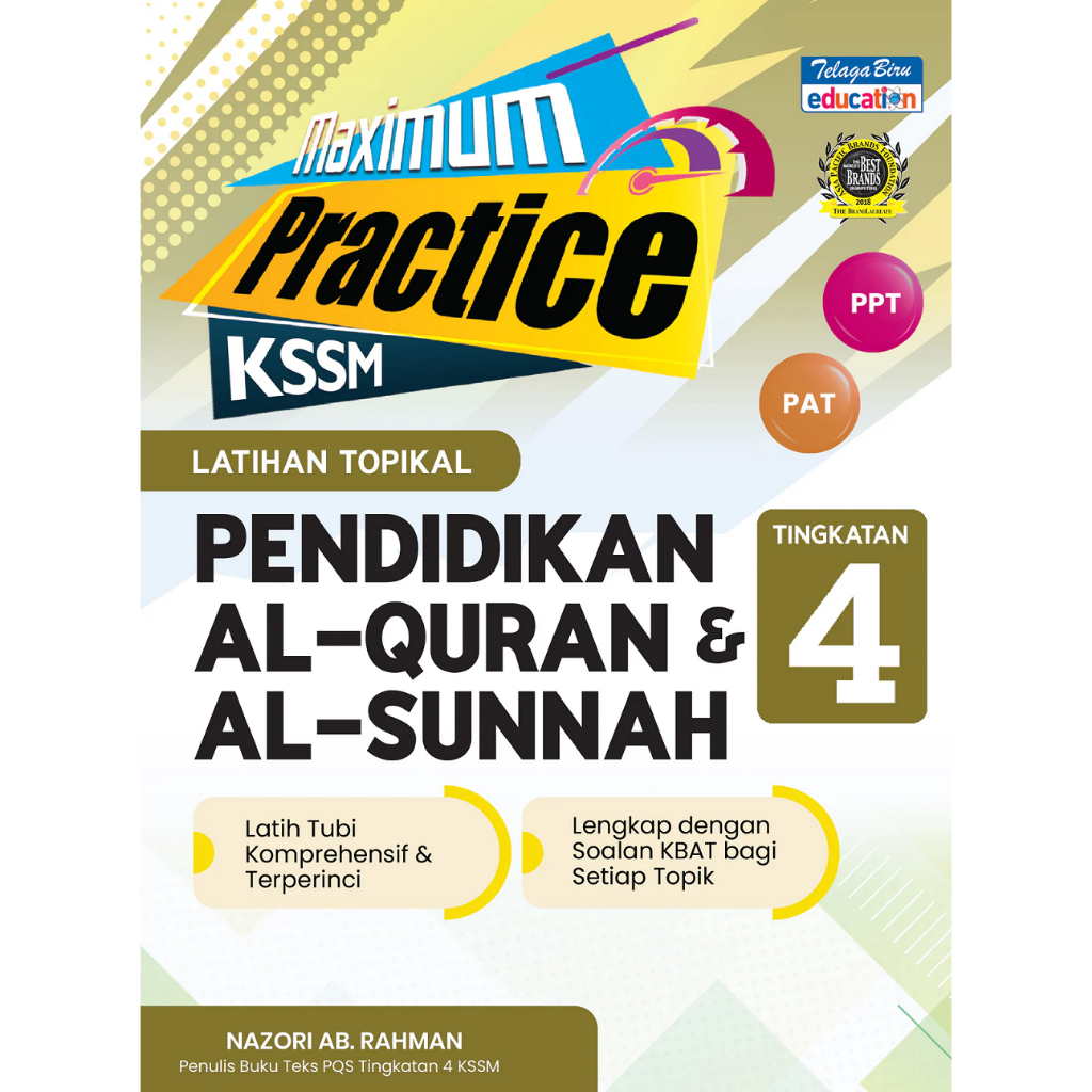 Pendidikan Al-Quran Dan Al-Sunnah Tingkatan 4 - Latihan Topikal Maximum Practice SPM (Telaga ...
