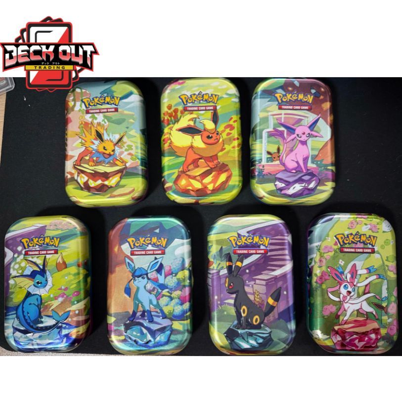 Pokemon Prismatic Evolutions Mini Tins(Empty Tin NO Packs) | Shopee ...
