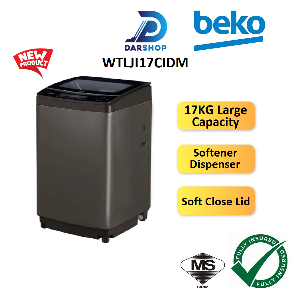 2025 Beko Washing Machine 8KG / 10KG / 12KG / 17KG Top Load Washer Mesin Basuh Auto Murah 洗衣机 ...