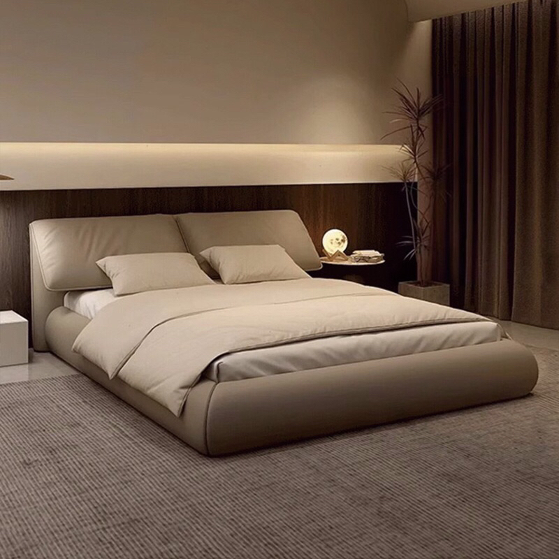 Double Wedding Leather Bed Frame + Spring Latex Mattress | Shopee Malaysia
