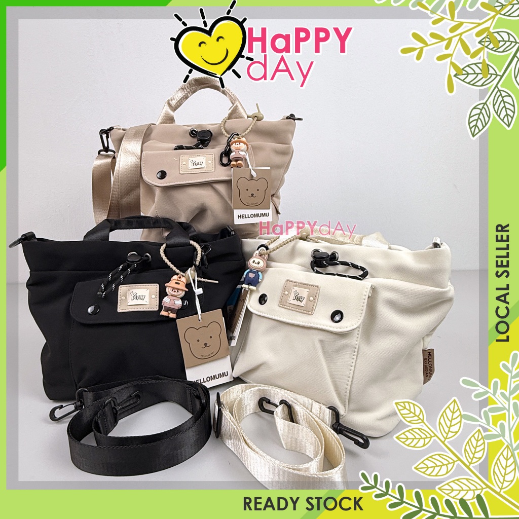 Beg Tangan Wanita women Nylon BAG KOREA Style Casual Shoulder bag ...