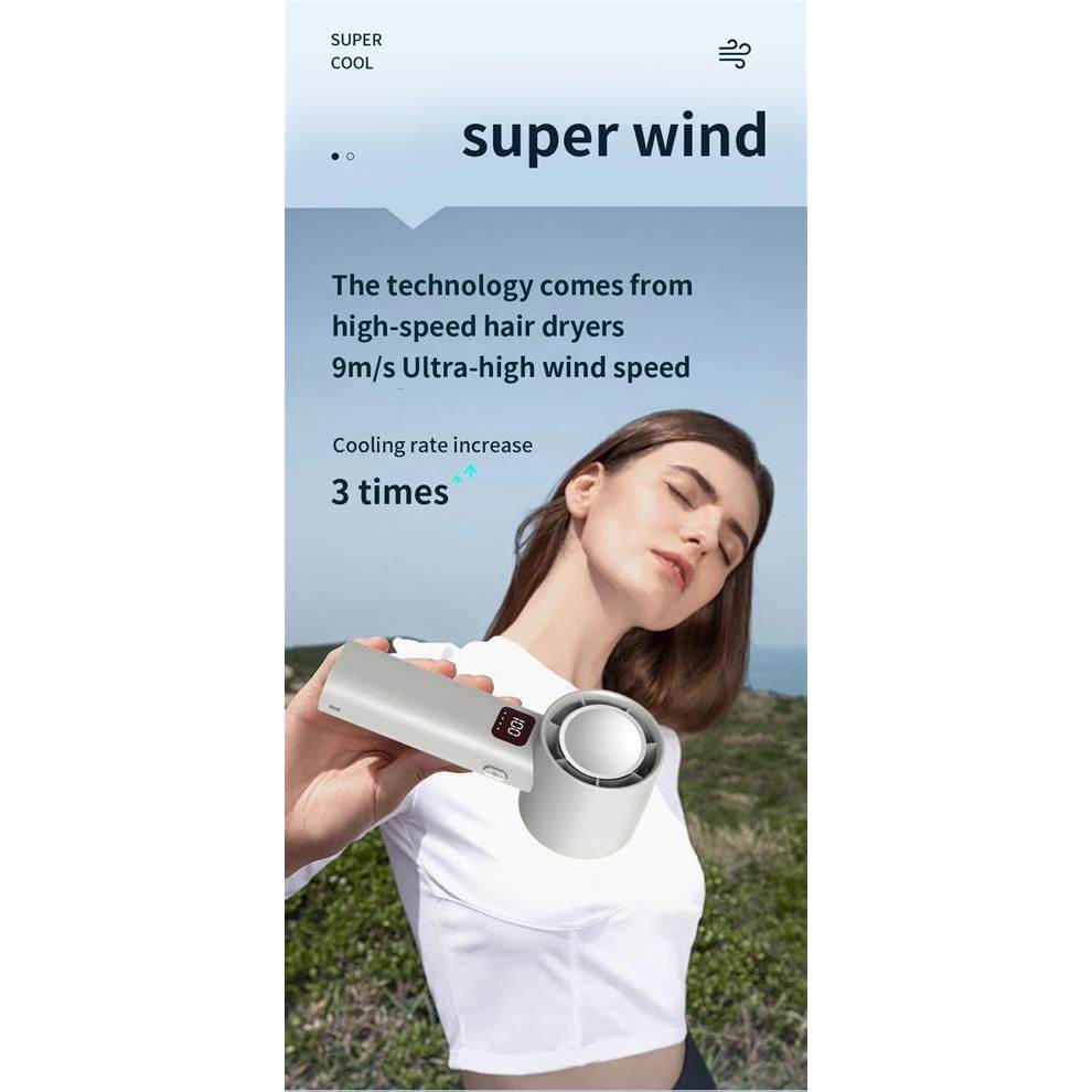 M11 handheld Fan high speed Turbo Mini Fan Rechargeable UBS roller ...